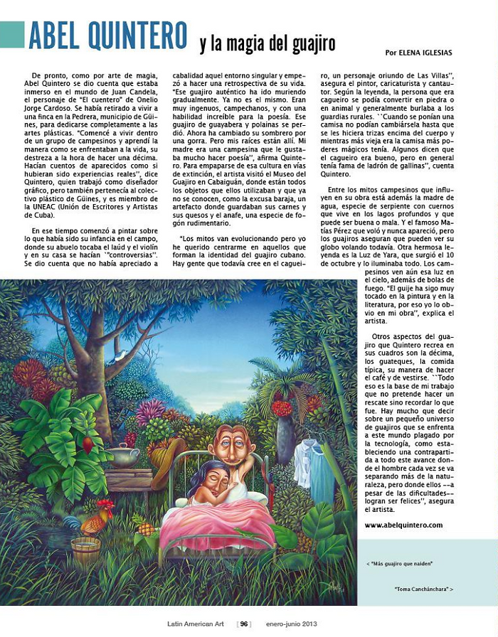 SELECTED PRESS | Abel Quintero Art